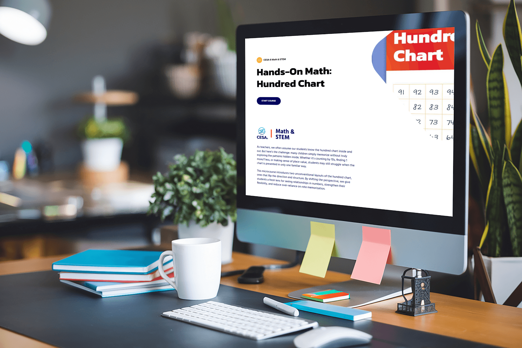 Hands-On Math: Hundred Charts Course – CESA 6
